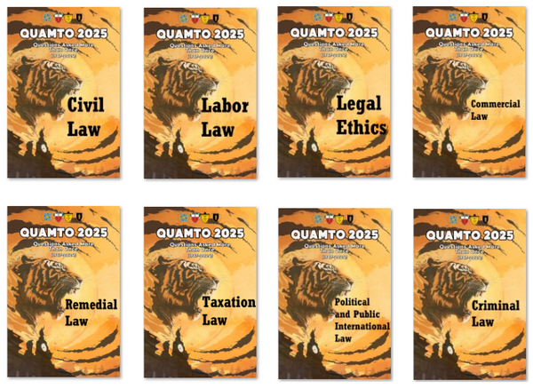 UST QuAMTO 2025 Complete Set Bar Exam Reviewer – Academy Bookstore
