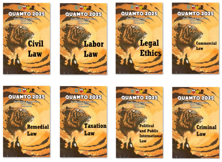 UST QuAMTO 2025 Complete Set Bar Exam Reviewer – Academy Bookstore