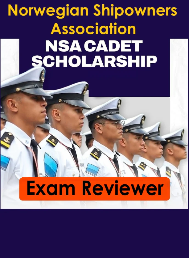 Norwegian Shipowners Association NSA Cadetship Program Exam Reviewer ...