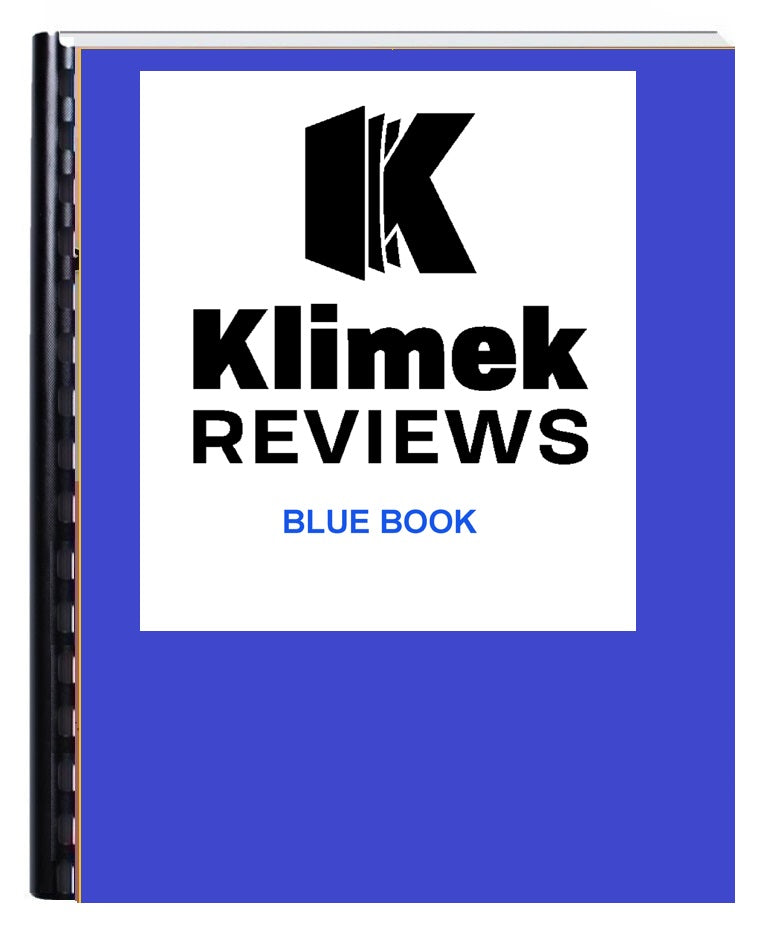 Mark Klimek Blue Book Reviews – Academy Bookstore