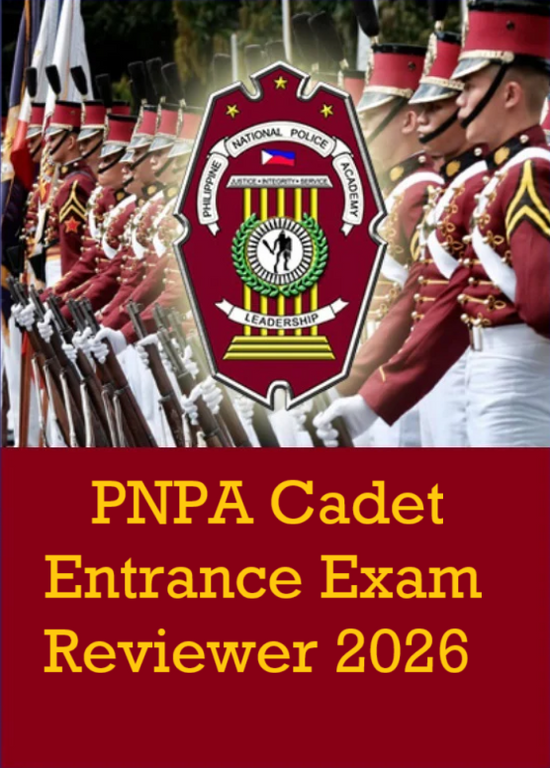 PNPA Cadet Entrance Exam Reviewer 2025 – Academy Bookstore