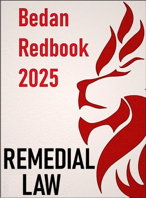 Bedan Red Book 2025 Complete Bar Exam Reviewer – Academy Bookstore