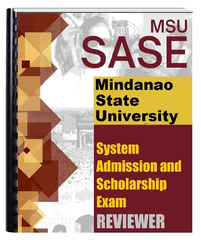 Mindanao State University System Admission & Scholarship Exam MSU-SASE – Academy Bookstore