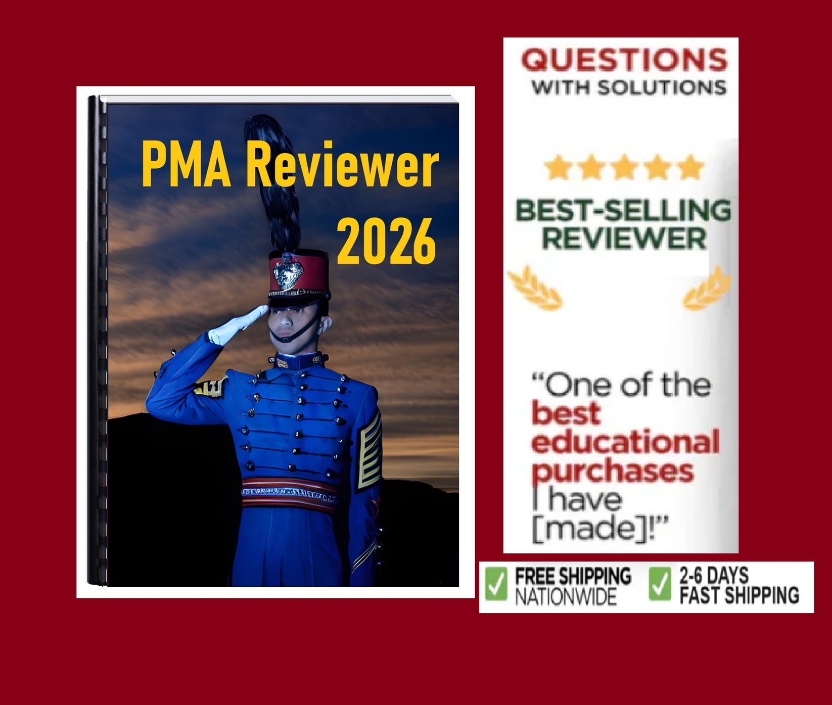 Academy PMA Entrance Exam Reviewer 2026 Advance Edition – Academy Bookstore